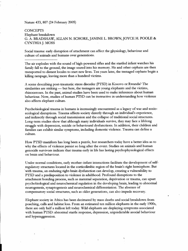 PTSD.pdf | Psychological Trauma | Posttraumatic Stress Disorder