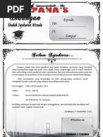 Contoh Sampel Undangan Sidi | PDF