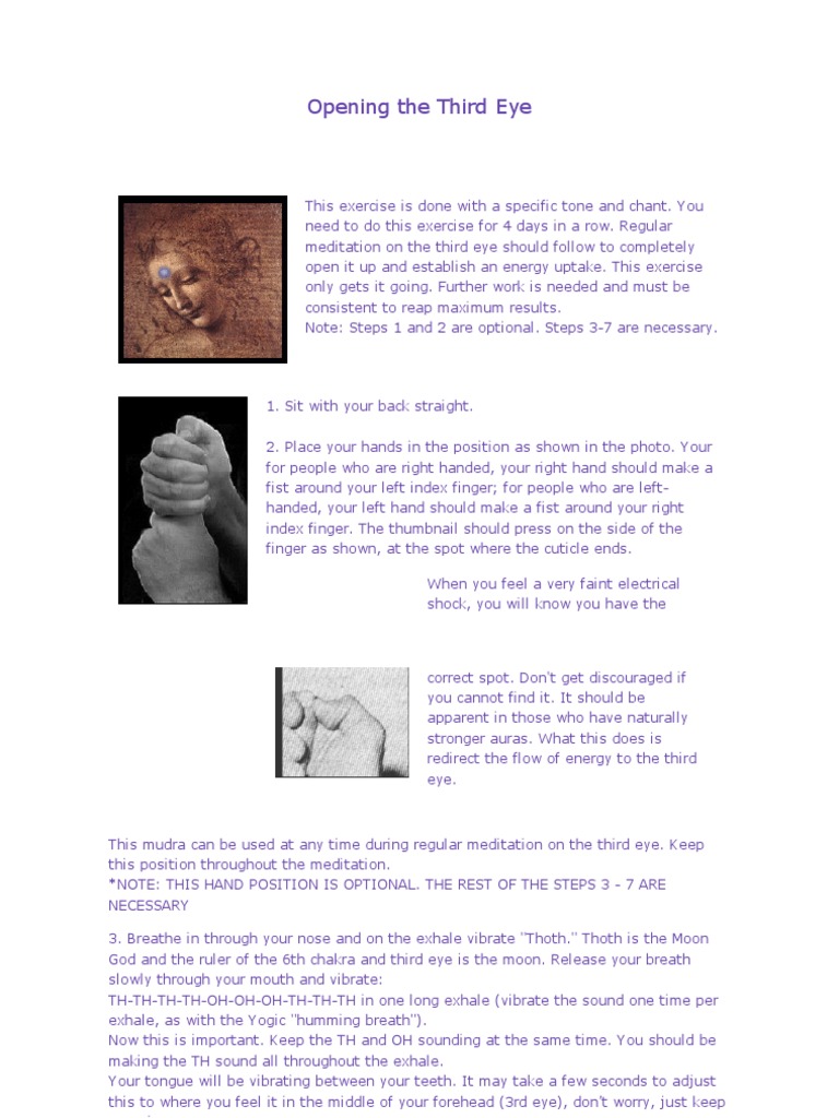1 Opening The Third Eye 666 | PDF | Eye | Religion And Belief