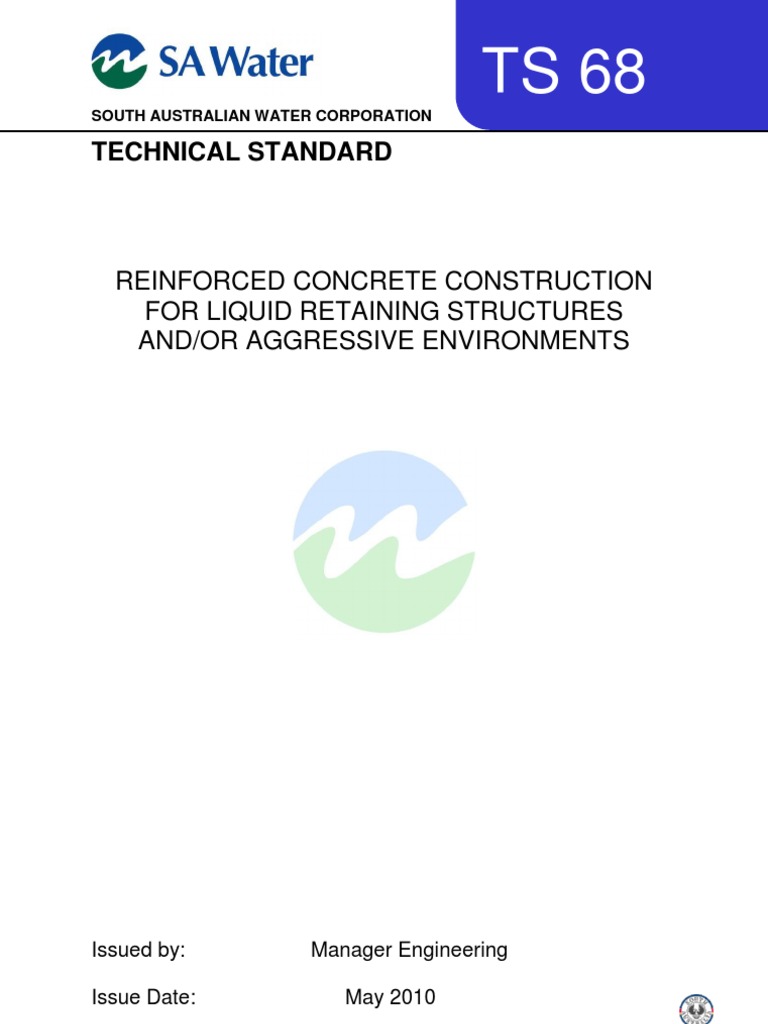 Reinforced Concrete Construction For Liquid Retaining Structures and or ...
