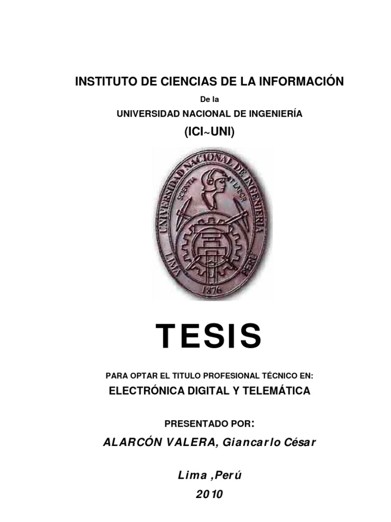 Tesis ICI UNI Final | PDF | Cortafuegos (informática) | Red de computadoras