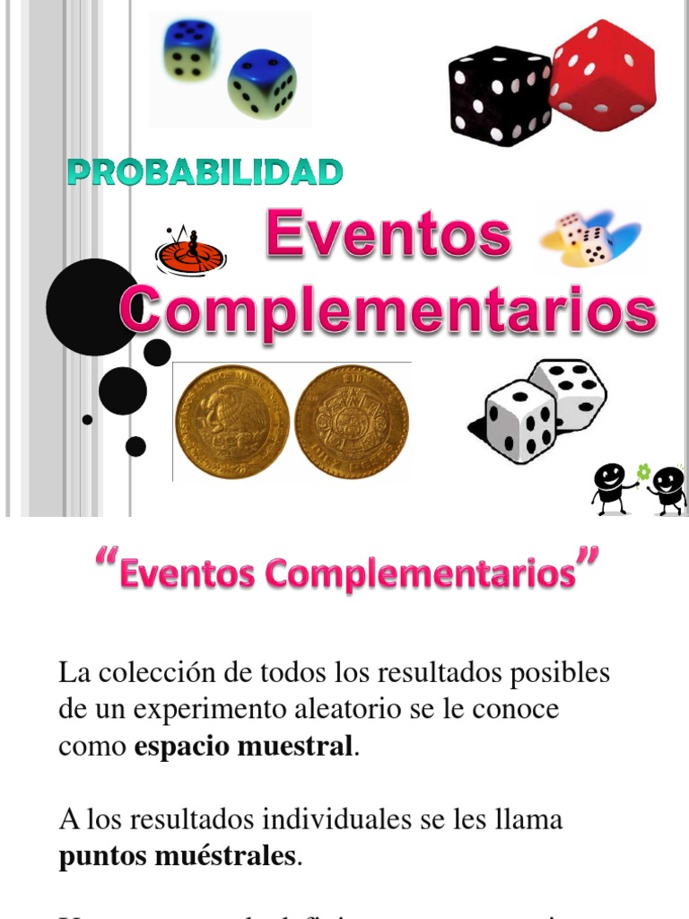Eventos Complementarios. Estadistica | PDF