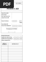 Kartu Status Peserta KB | PDF