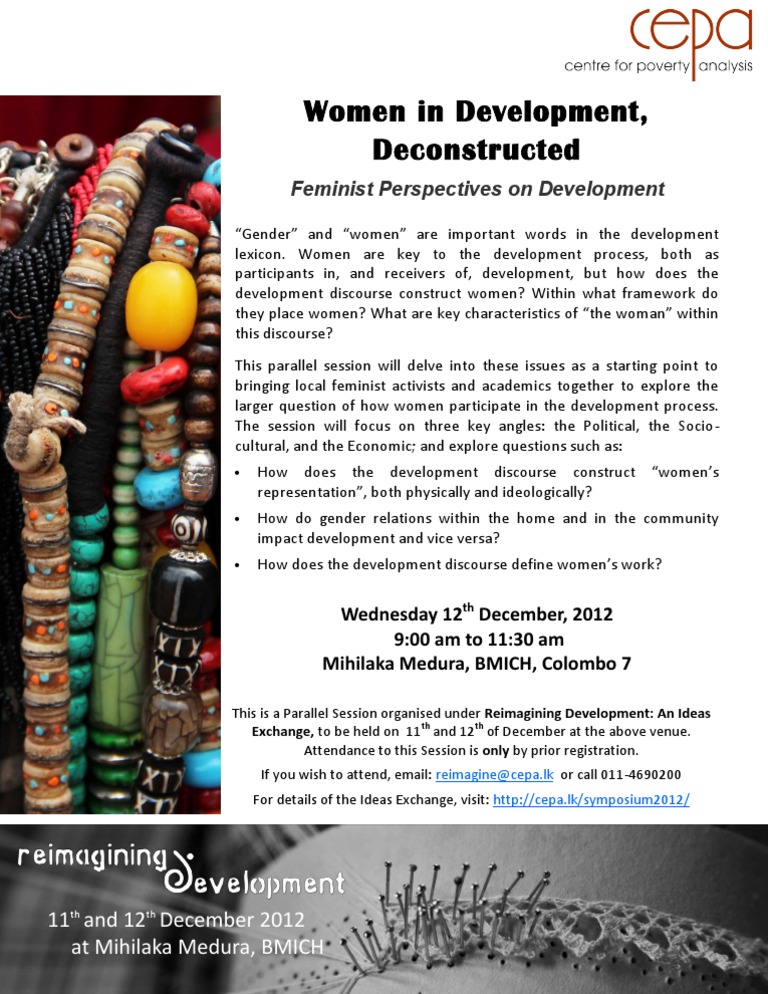 Women in Development, Deconstructed | PDF | Social Science