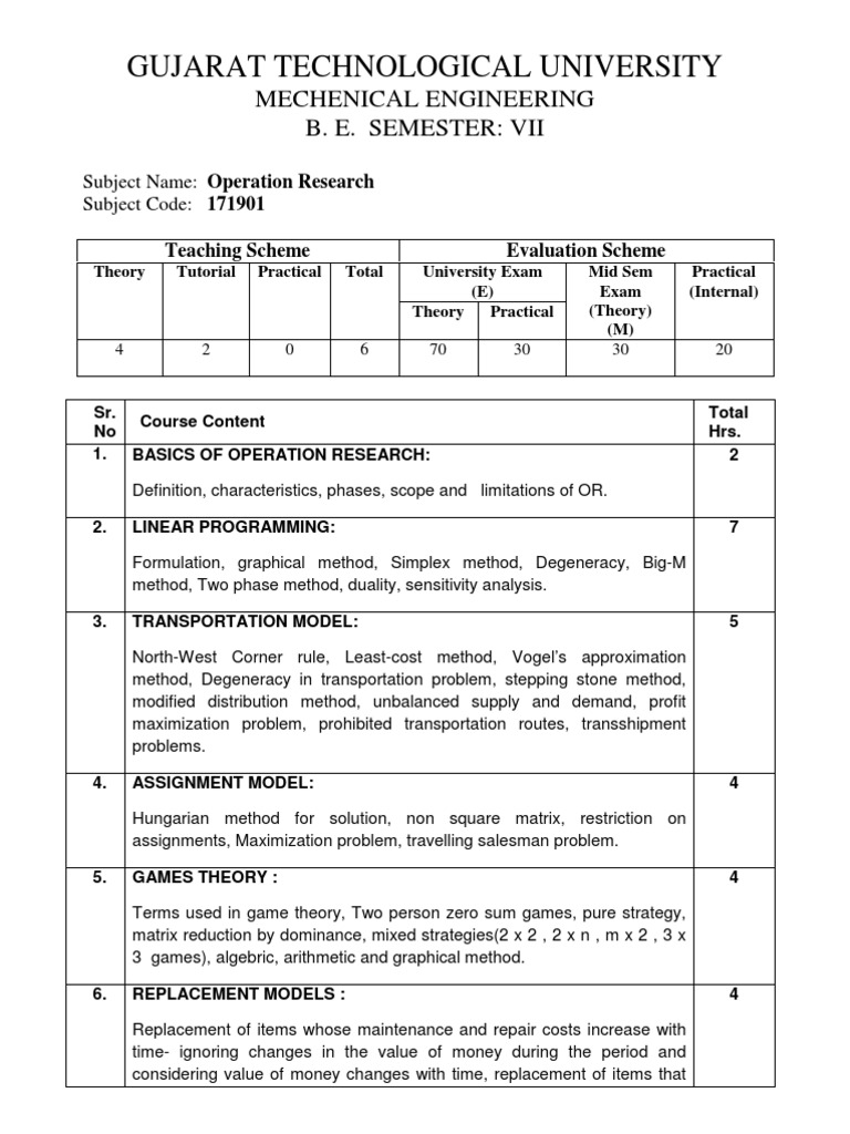 Operation Research | PDF | Operations Research | Queue (Abstract Data Type)