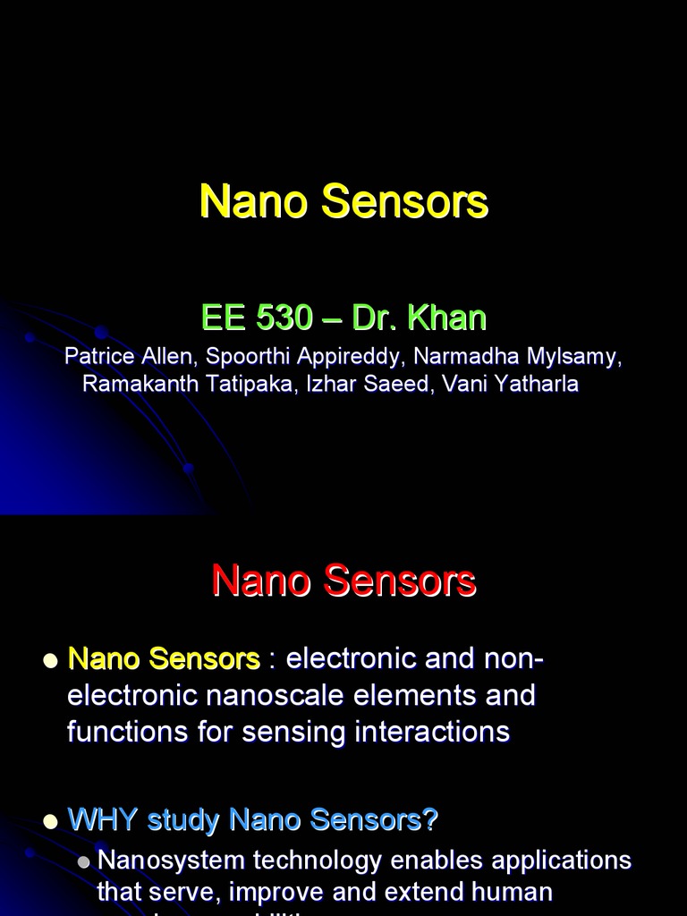 Nano Sensors | PDF