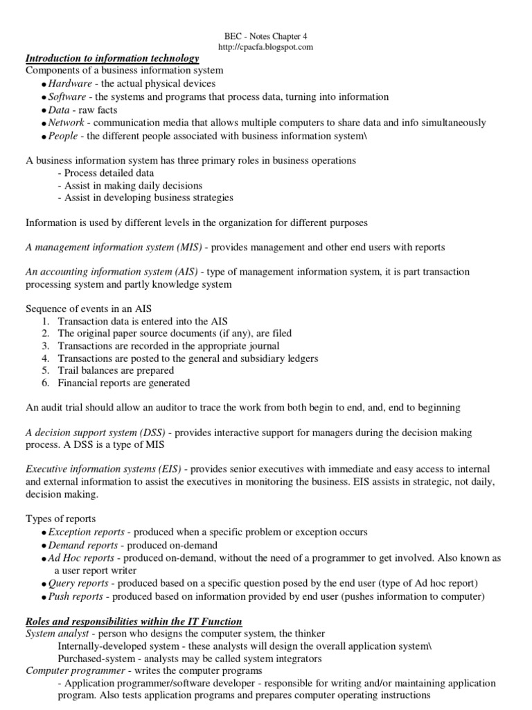 Introduction To Information Technology | PDF | Databases | Information ...