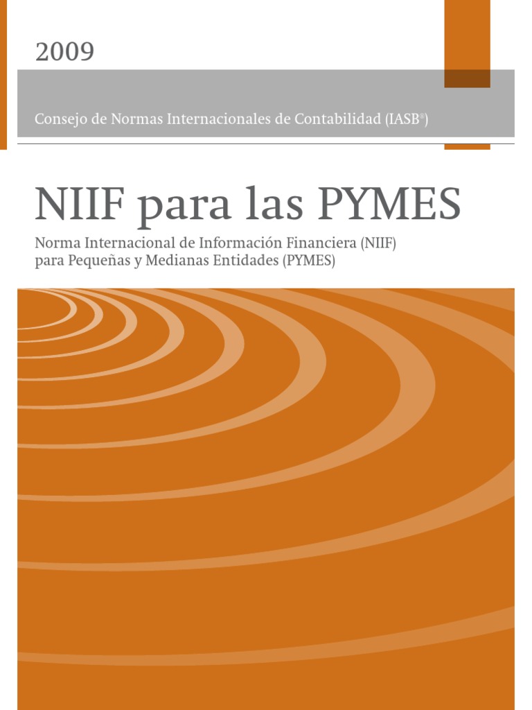 Libro Niif Pymes | PDF | Finance & Money Management