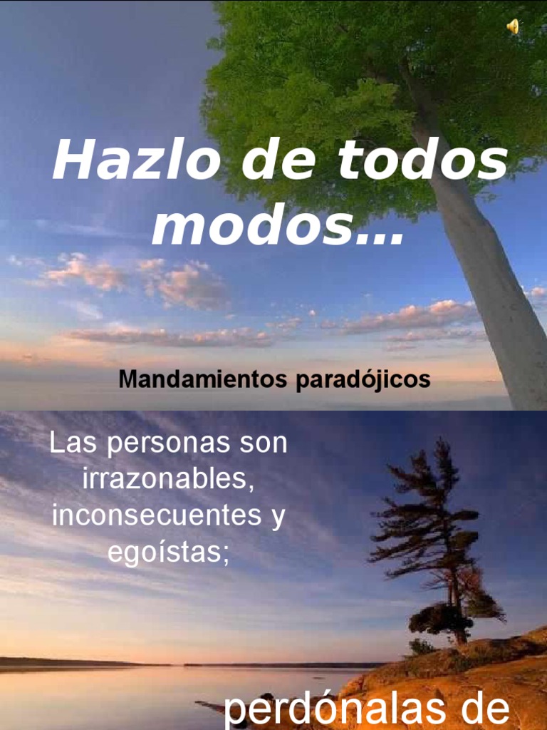 De Todos Modos | PDF