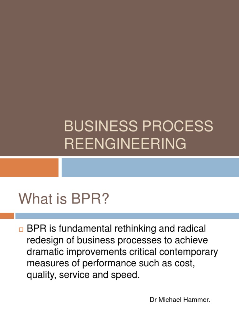 Phases and Benefits of BPR | PDF | Business Process | Accountability