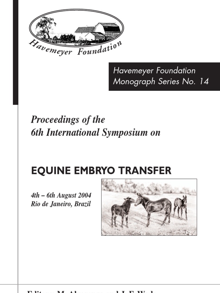 Equine Embryo Transfer_2004brazilmonograph | Interleukin 6 | Cytokine
