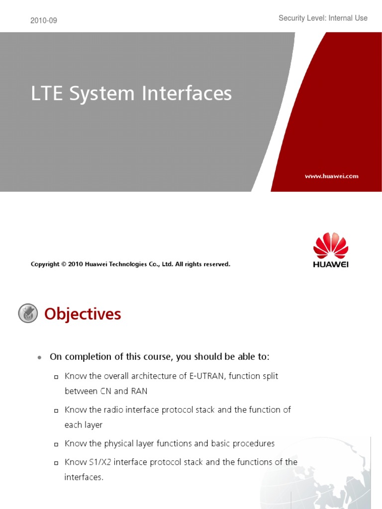 LTE System Interfaces | PDF | Radio Technology | Radio
