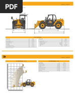 JCB 3DX Specifications Sheet | PDF | Loader (Equipment) | Transmission (Mechanics)