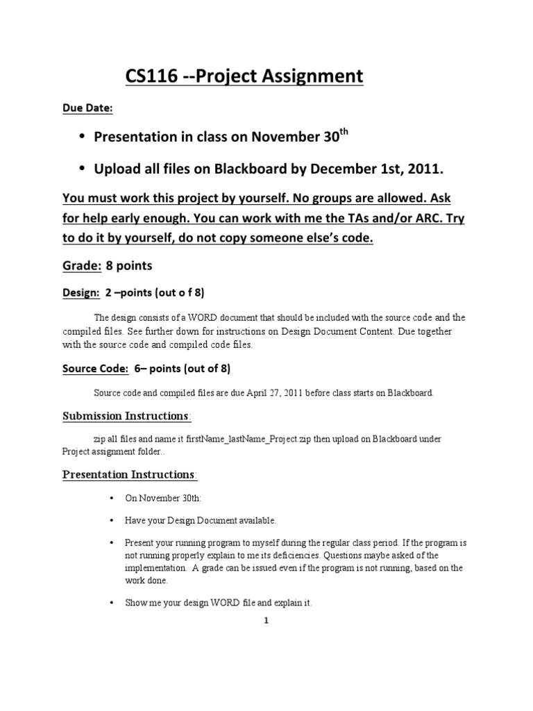 Cs116 Final Project | PDF | Inheritance (Object Oriented Programming) | Class (Computer Programming)