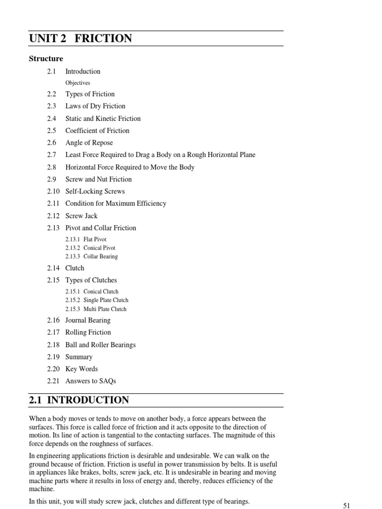 Analysis of Frictional Forces in Mechanical Systems | PDF