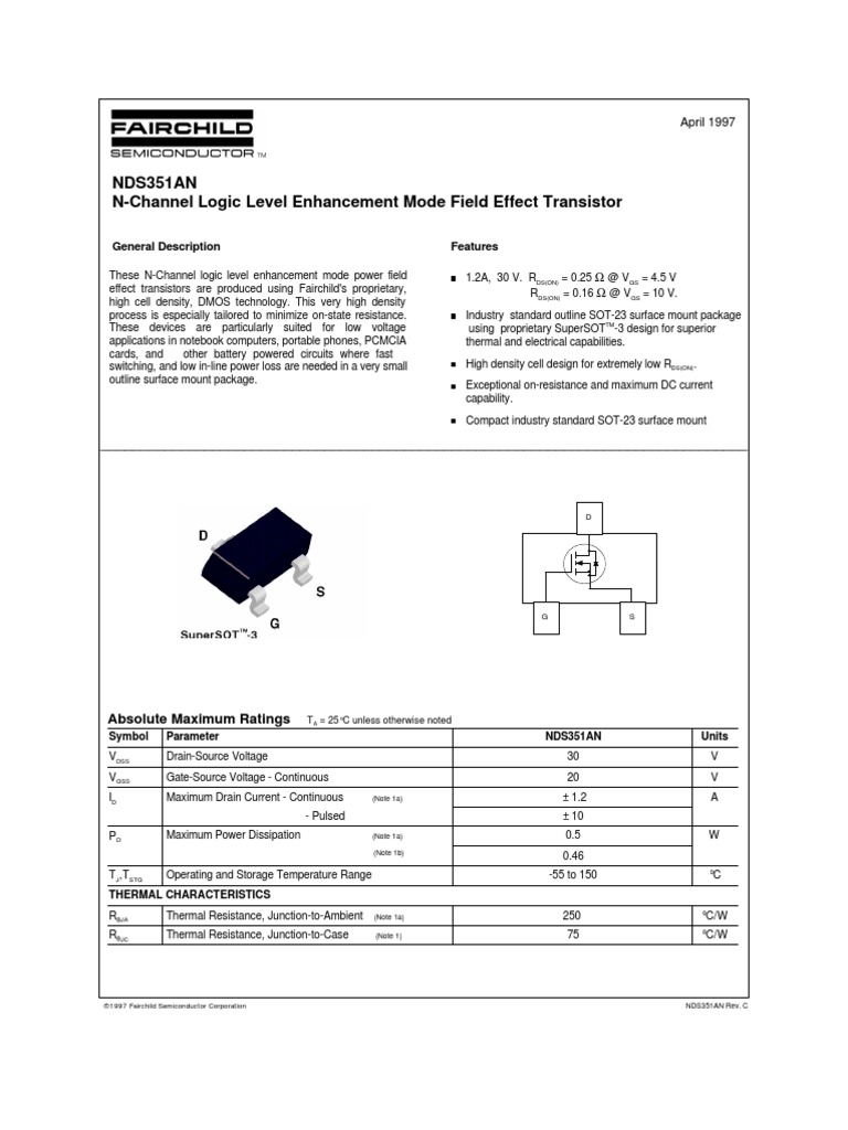 SMD 357 | PDF | Field Effect Transistor | Transistor