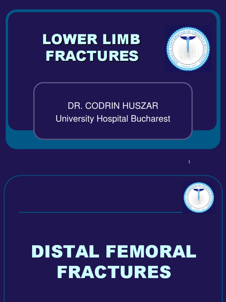 Lower Limb Fractures: Types & Treatments | PDF | Ankle | Knee