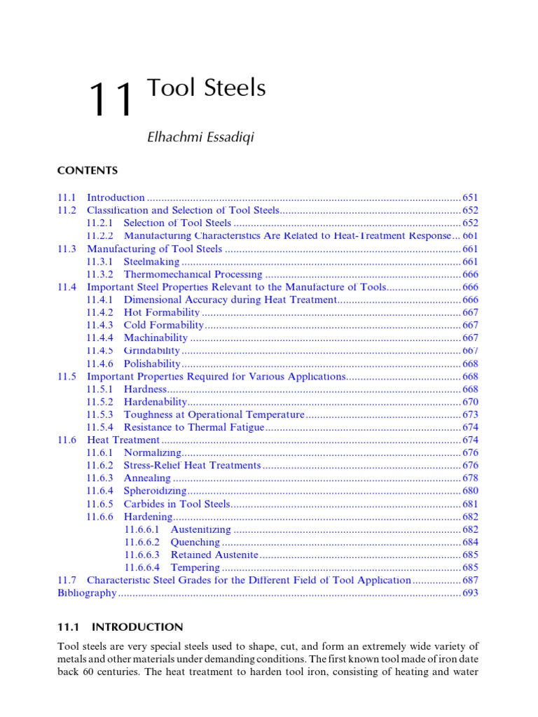 Nof0849384523 ch11 | PDF | Steel | Heat Treating
