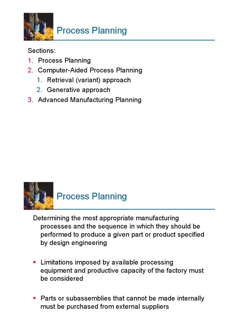 Process Planning & CAPP Guide | PDF | Machining | Computer Program