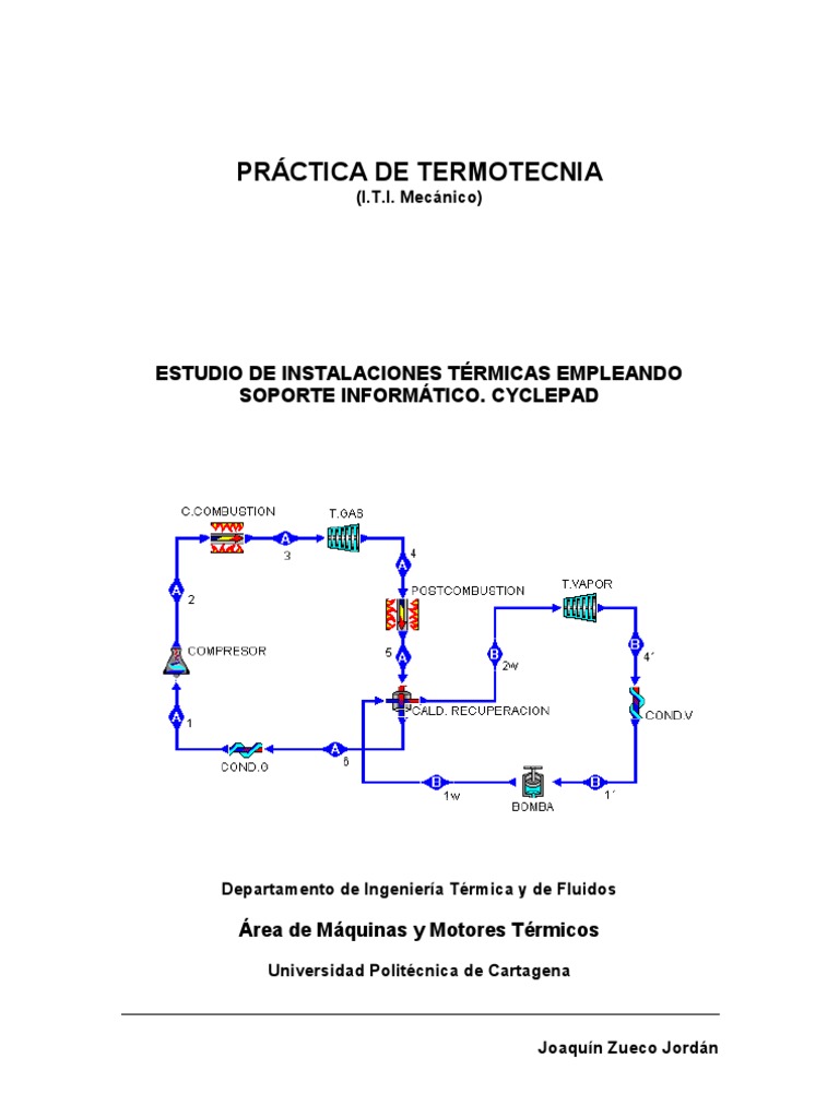 Manual Cyclepad | PDF | Termodinámica | Calor