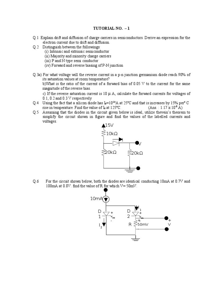4d8f8analog 1, Tut Sheet | PDF | Amplifier | Field Effect Transistor
