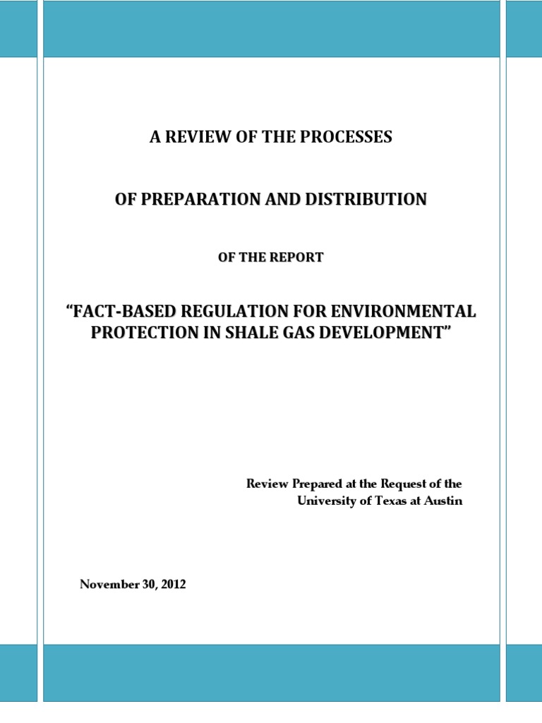 Fracking Study Review | PDF | Hydraulic Fracturing | Conflict Of Interest