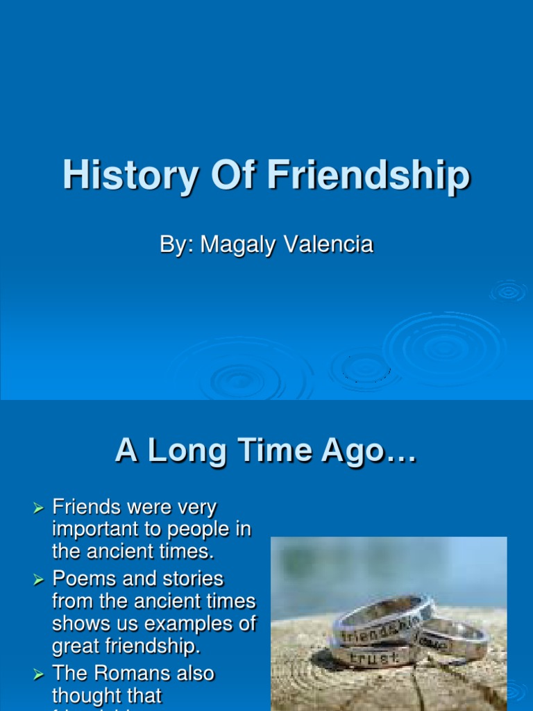 Evolution of Friendship Through Time | PDF | General Fiction