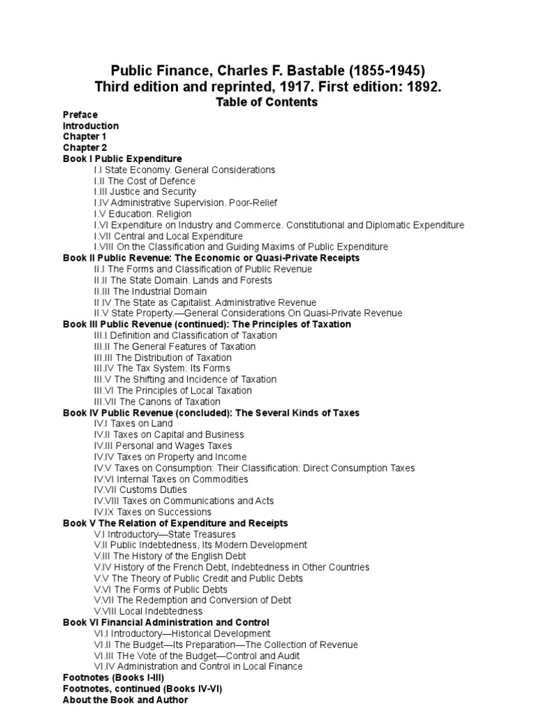 Public Finance | PDF | Taxes | Public Finance