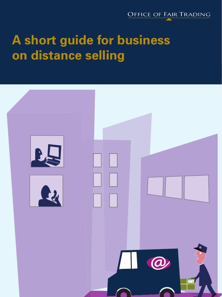 Oft Distance Selling Regs | PDF | Sales | Business