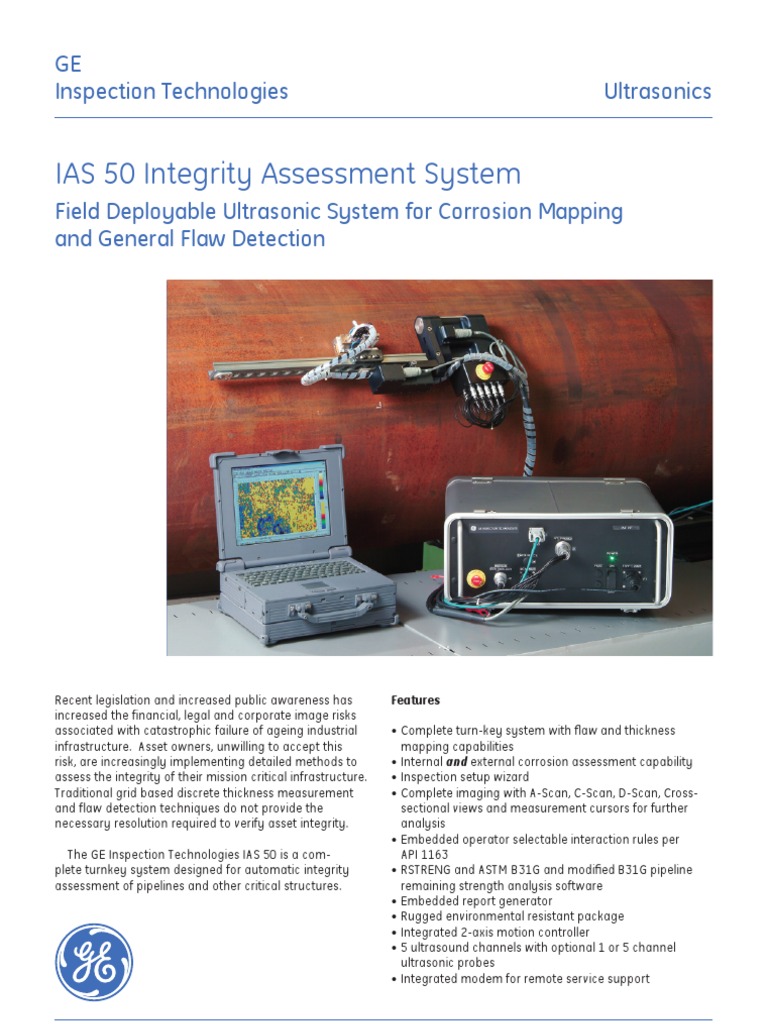 IAS 50 Integrity Assessment System: GE Inspection Technologies ...