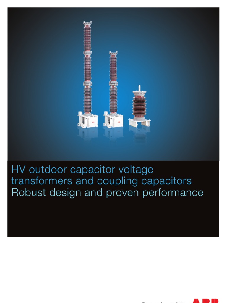 HV Outdoor CVT | PDF | Capacitor | Electrical Substation