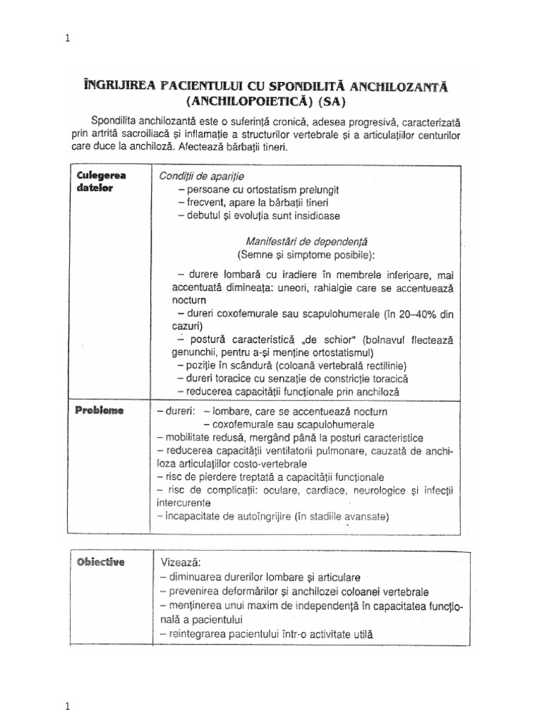 Spondilita Anchilozanta | PDF