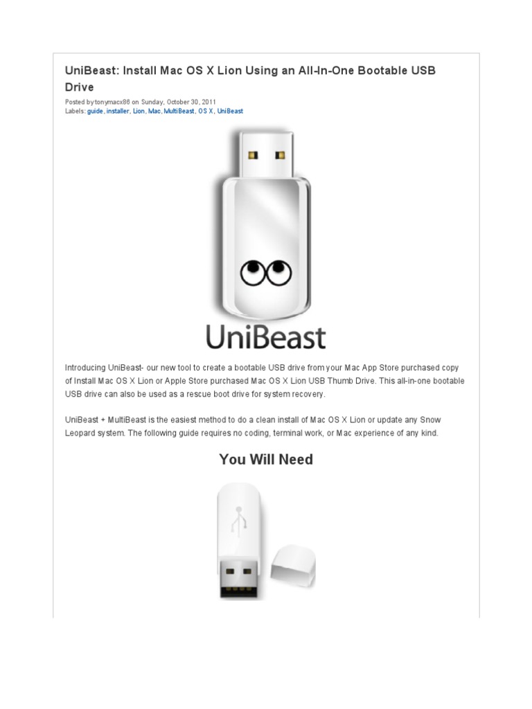 Hackintosh Mac OS Installation Guide | PDF | Mac Os | Booting