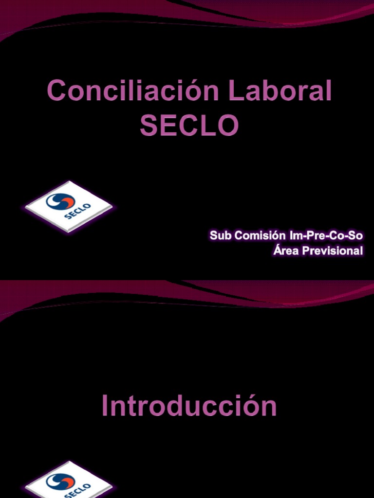 Taller Conciliación Laboral SECLO | PDF | Derecho laboral ...