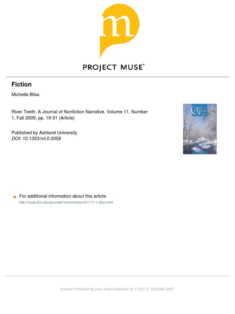 Fiction: Michelle Bliss | PDF | Classroom