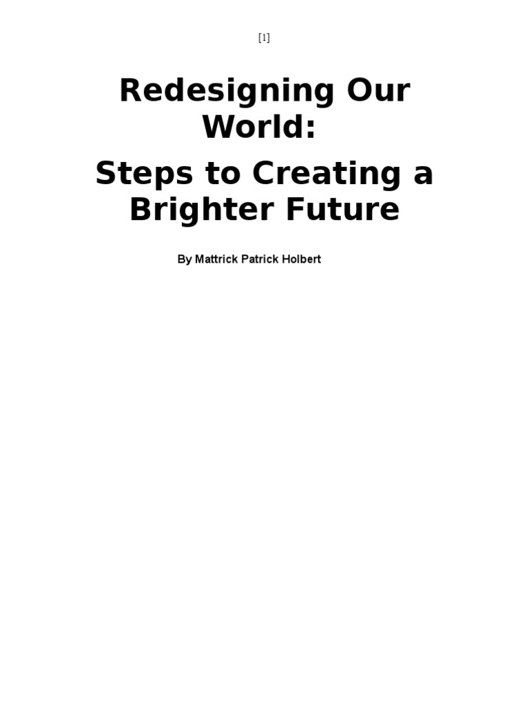 Steps To Creating A Brighter Future | PDF | Fiat Money | Meditation
