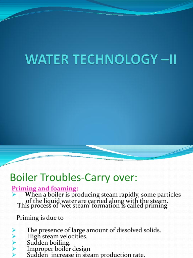 Water Technology-2 | PDF | Properties Of Water | Sodium Hydroxide