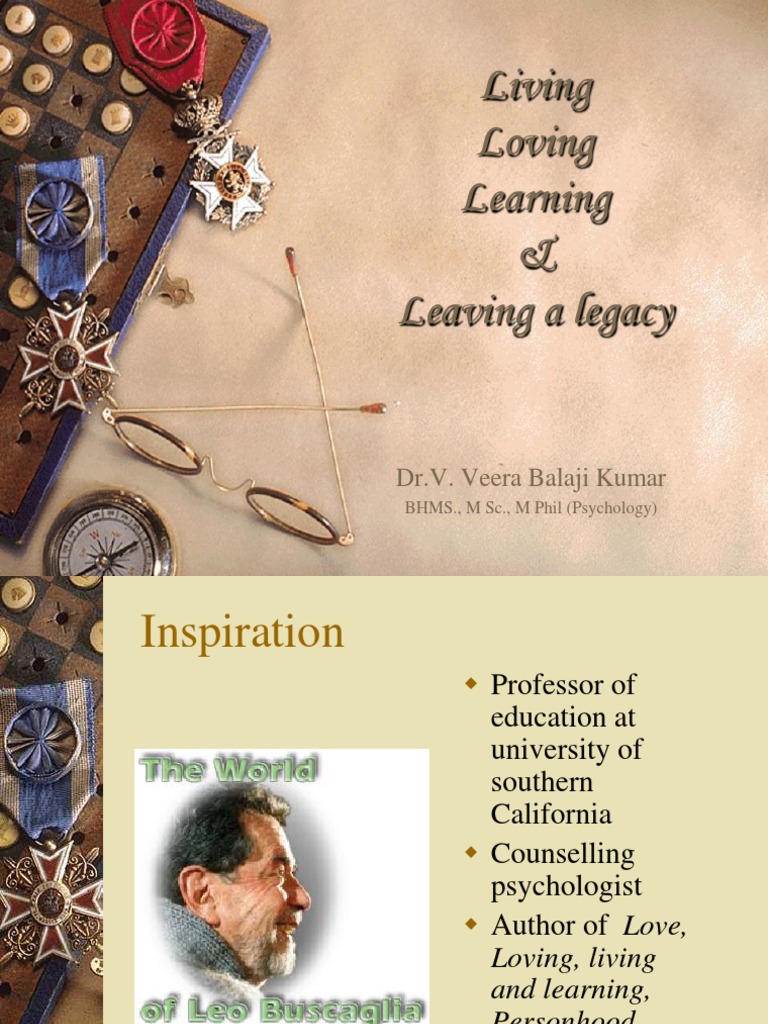 Living Loving Learning & Leaving A Legacy: Dr.V. Veera Balaji Kumar ...