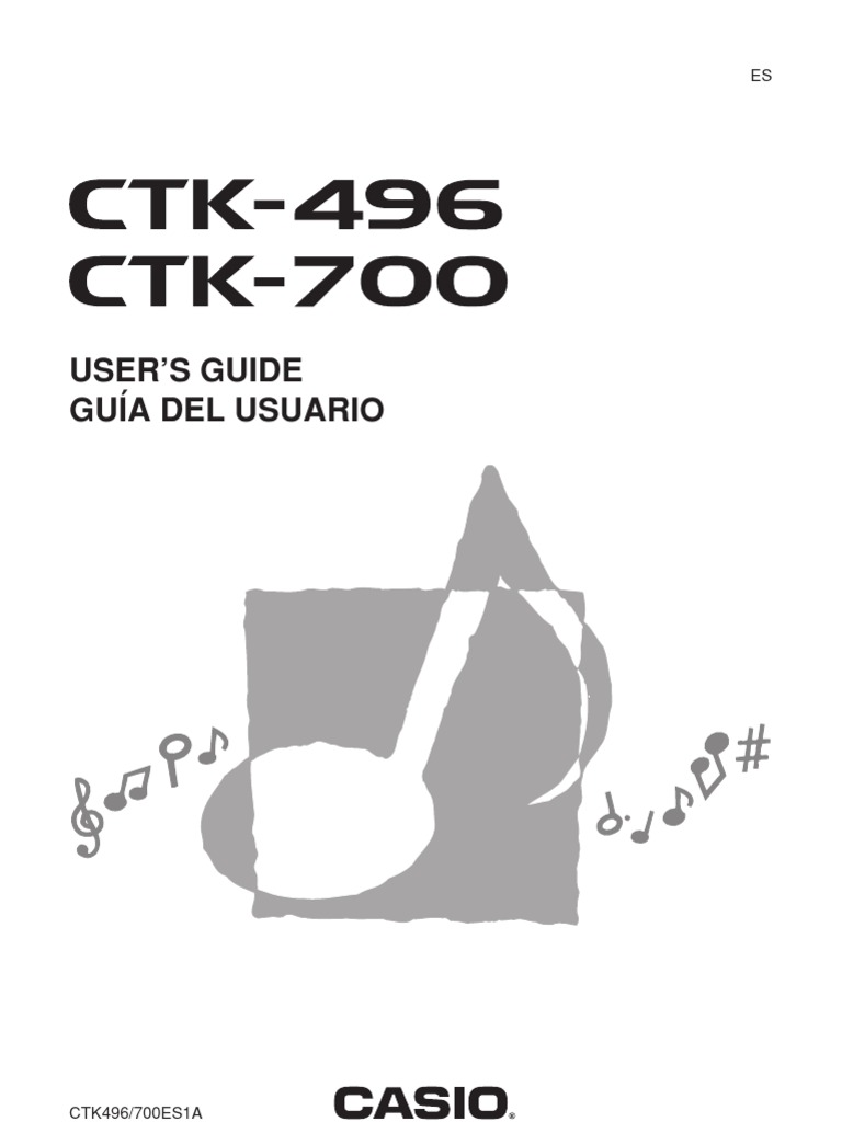 Casio CTK-700 User's Guide | PDF | Ac Power Plugs And Sockets | Microphone
