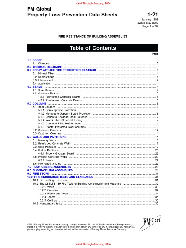 1-21 Fire Resistance of Building Assemblies | PDF | Plaster | Drywall
