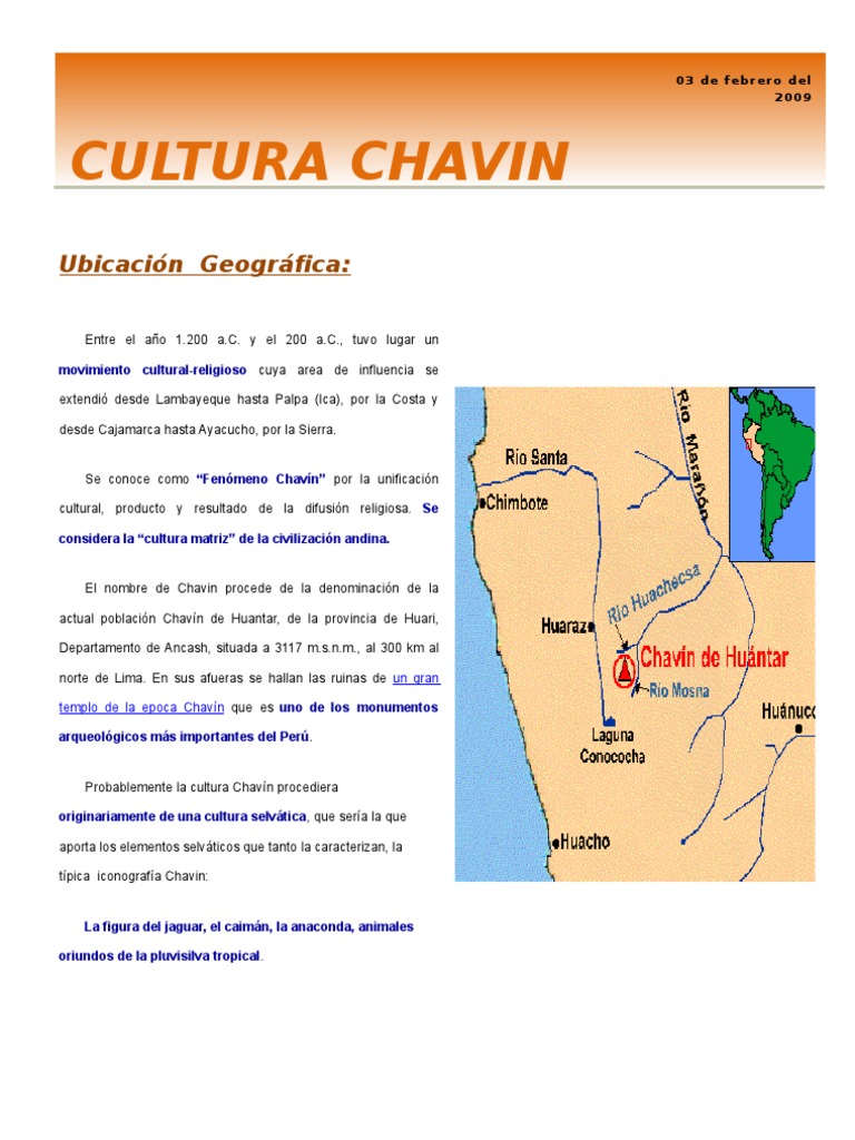 Cultura Chavin | PDF | Cultura (general)