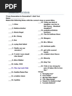 Two Kinds Study Guide | PDF | Language Arts & Discipline | General Fiction