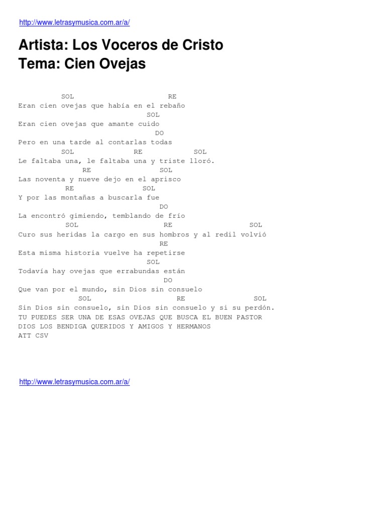 Cien Ovejas | PDF