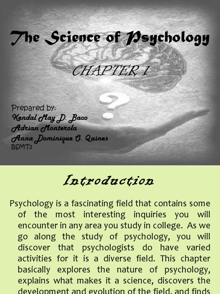 The Science of Psychology | PDF | Experiment | Psychology