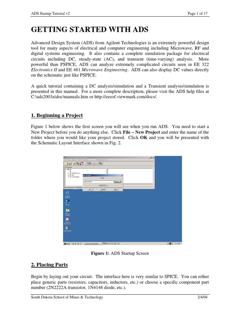 ADS Transient Analysis Tutorial | PDF | Spice | Electrical Network