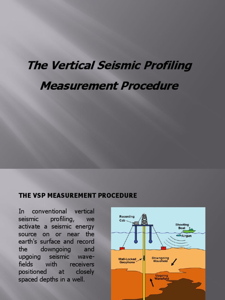 VSP Measurement | PDF | Reflection Seismology | Geology