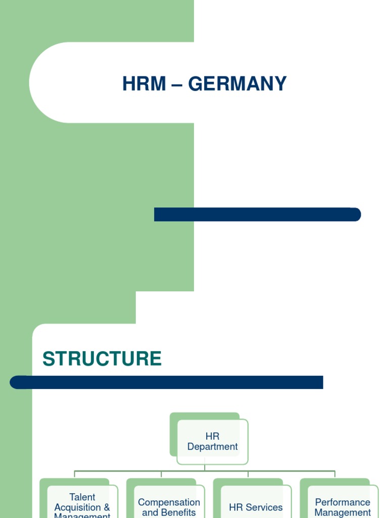 Germany HR Practices | PDF | Working Time | Compensation And Benefits