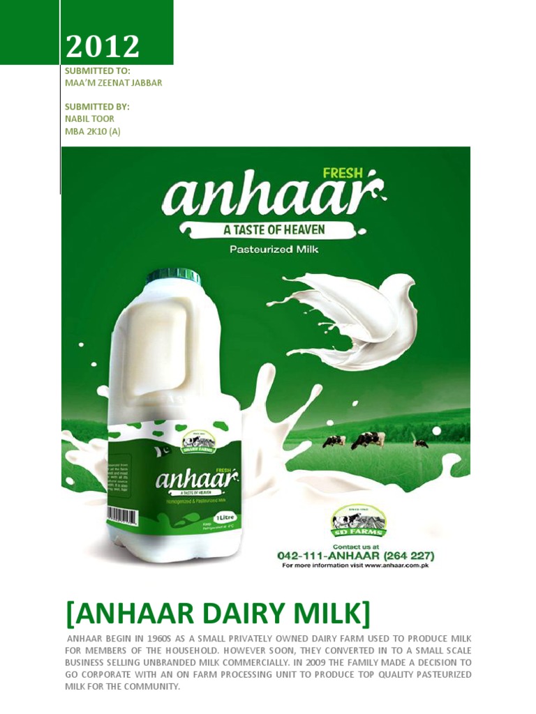 Anhaar Nabil Toor | Milk | Dairy