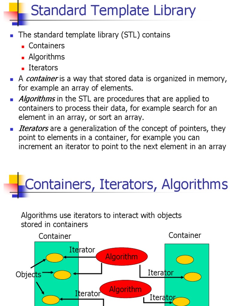 Standard Template Library | PDF | Array Data Structure | Applied Mathematics