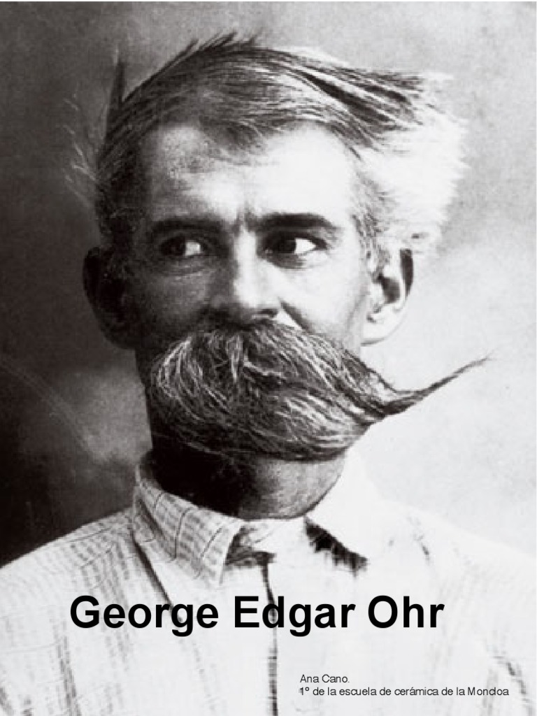 George Edgar Ohr: Ana Cano. 1º de La Escuela de Cerámica de La Moncloa ...